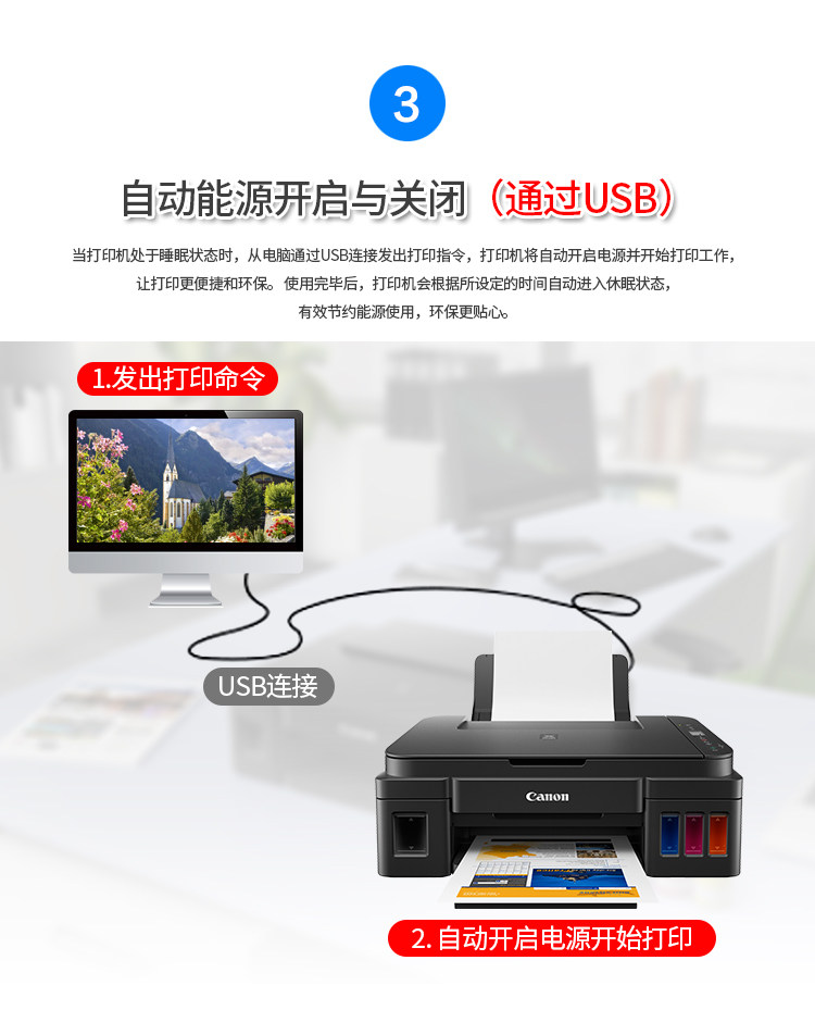 佳能G1810 G2810彩色照片文档打印复印扫描A4无线一体打印机G3810-阿里巴巴