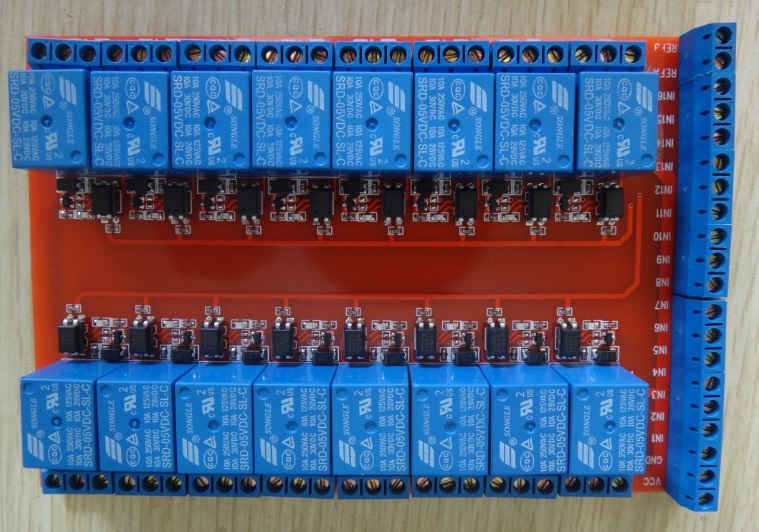 Купить Серия Arduino 16 канальный релейный модуль реле плата Arduino
