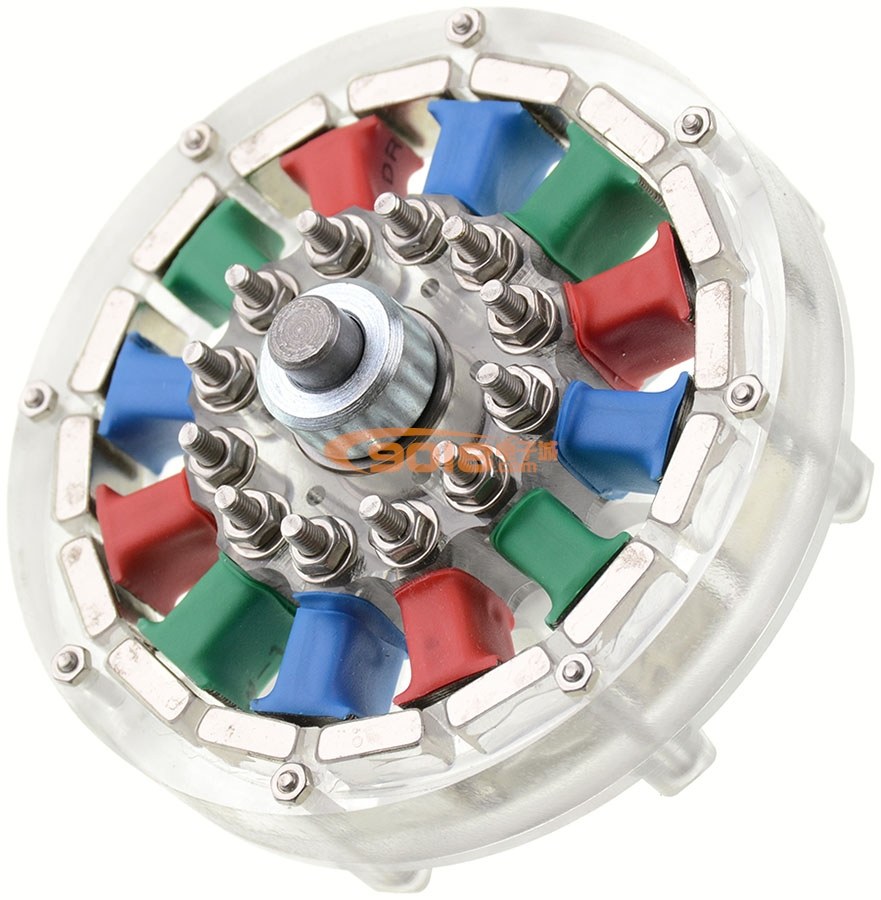12N16P Brushless DC motor Permanent magnet outer rotor motor ...