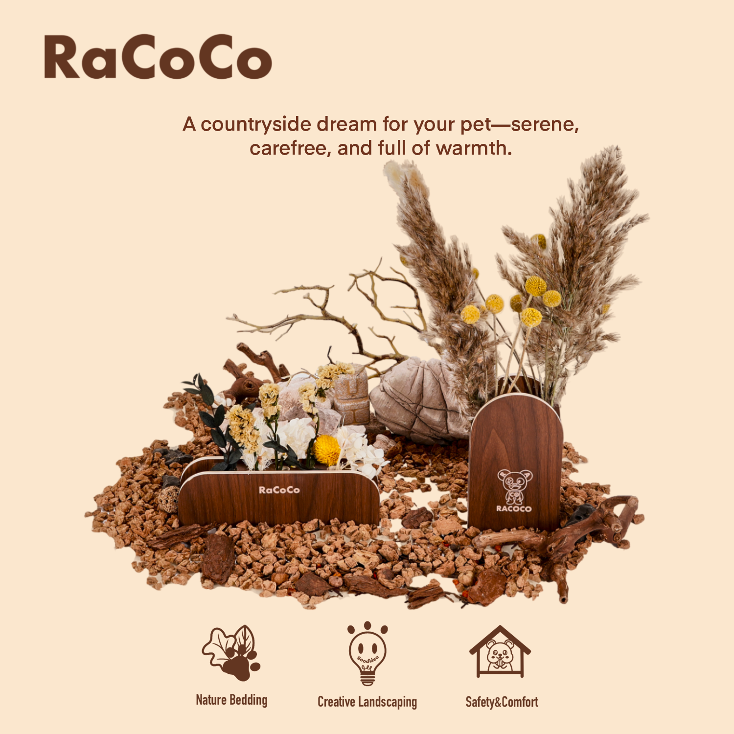 RACOCO花插小仓鼠玩具躲避屋窝笼子：解闷自嗨，萌宠新宠！-窝-淘宝好物网