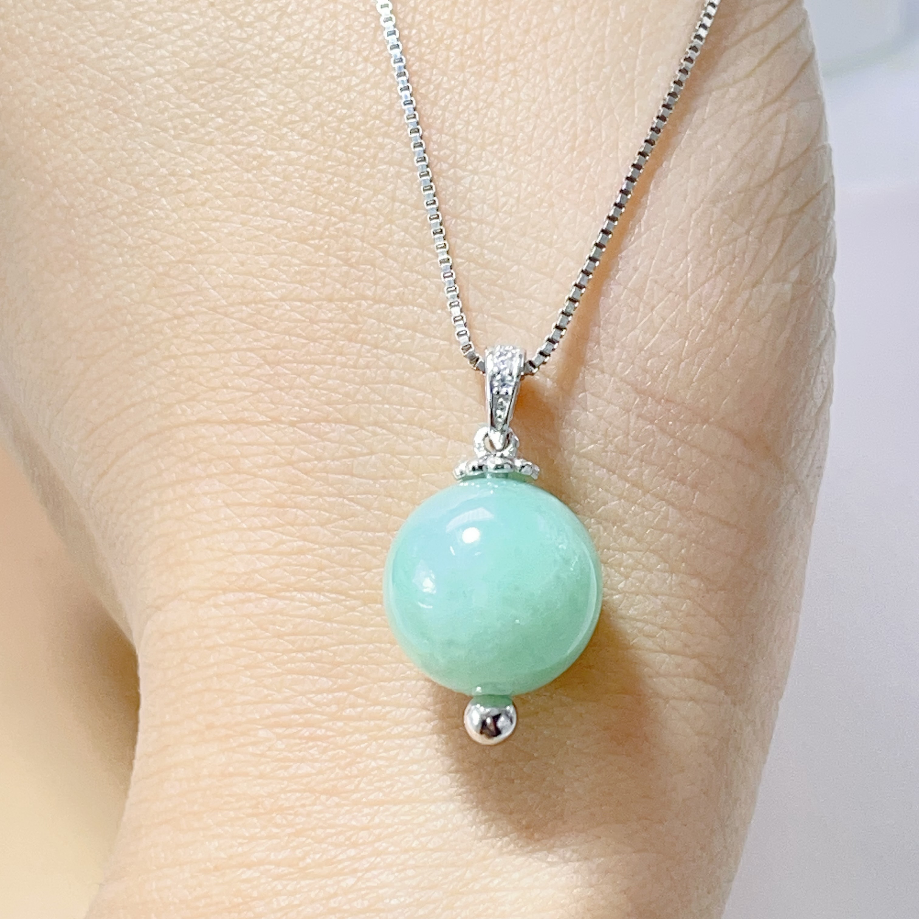 DIY串珠配件吊坠： S925纯银镀18K珍珠转运珠，打造专属幸运符！🔮-扣-淘宝好物网