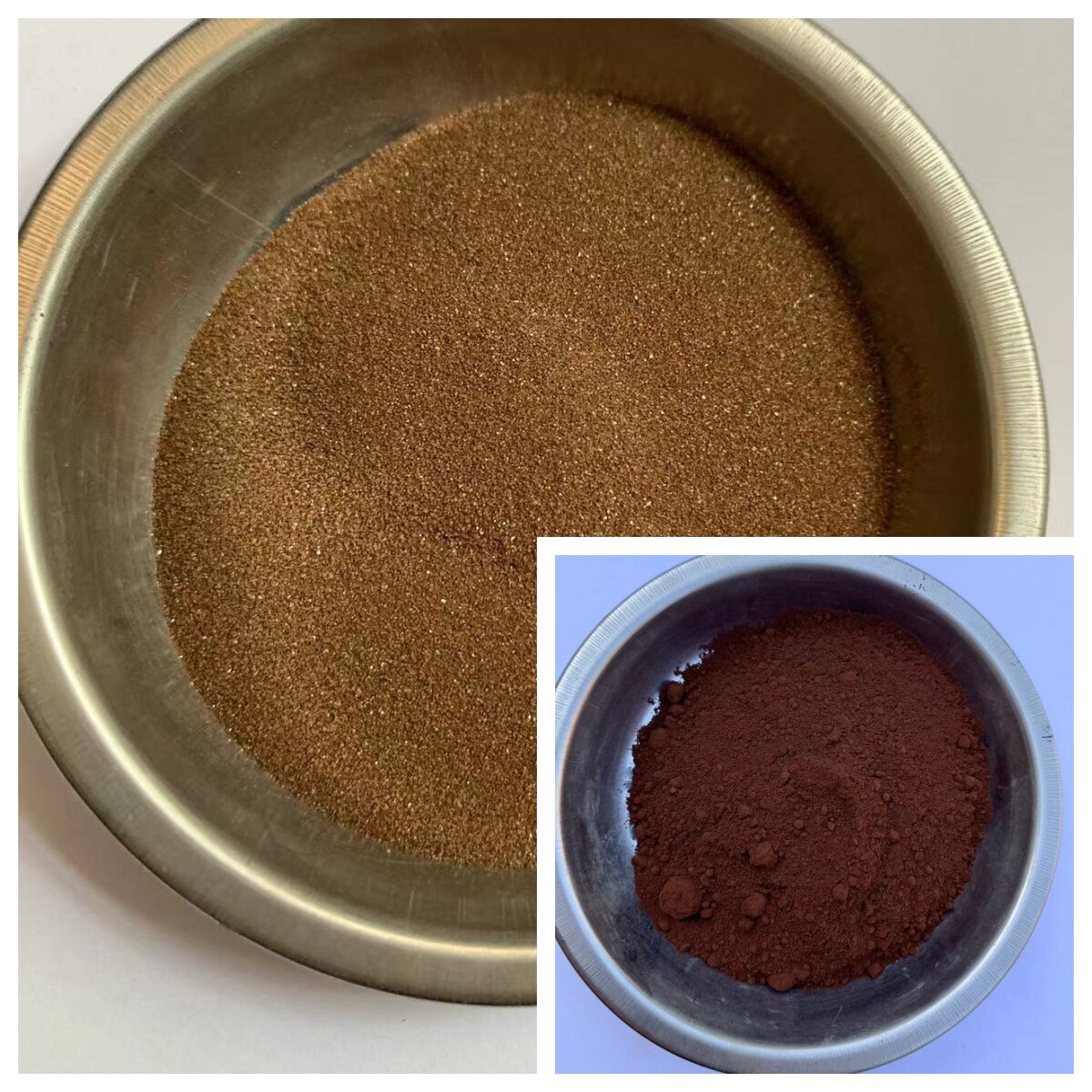 Pigment soft manganese ore rock color manganese brown heavy color 400 ...