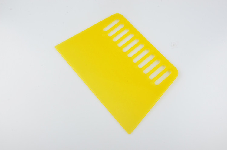 [USD 4.67] Yellow plastic scraping plate Large wallpaper scraping plate ...
