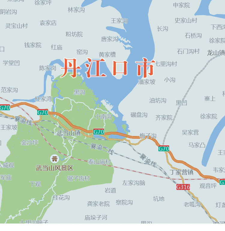 [USD 70.52] 2022 Hubei Shiyan City Map Office Wall Map Customize ...