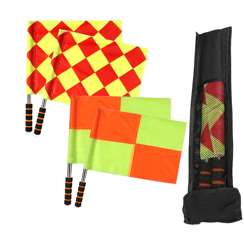 [USD 11.00] Football game referee patrol flag picker thickened red ...