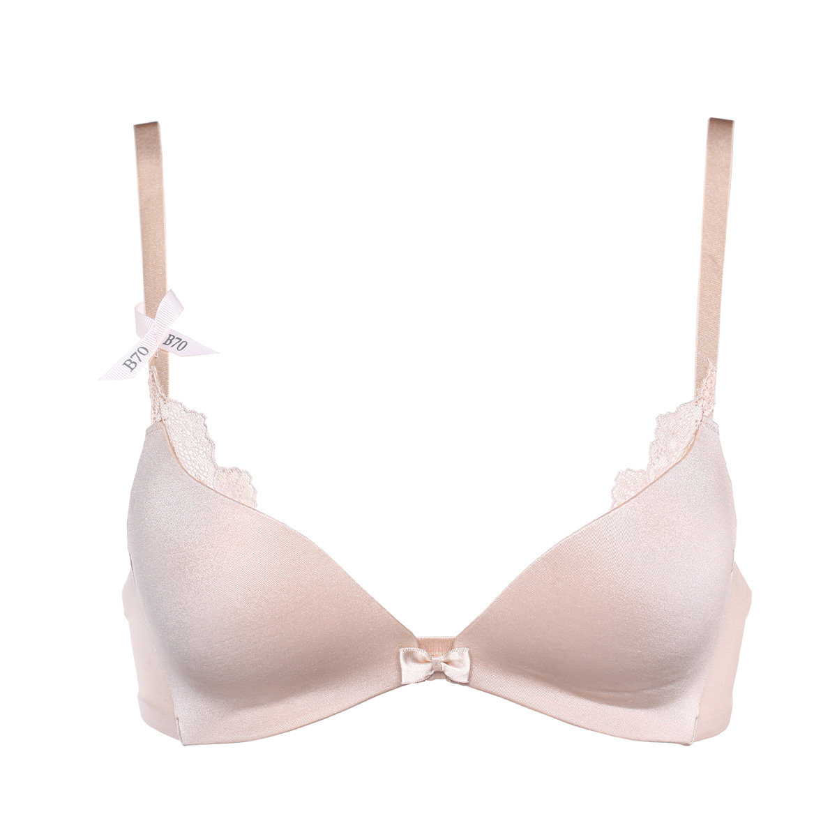 [USD 62.56] tutuanna bra solid color smooth underwear thin gathered ...