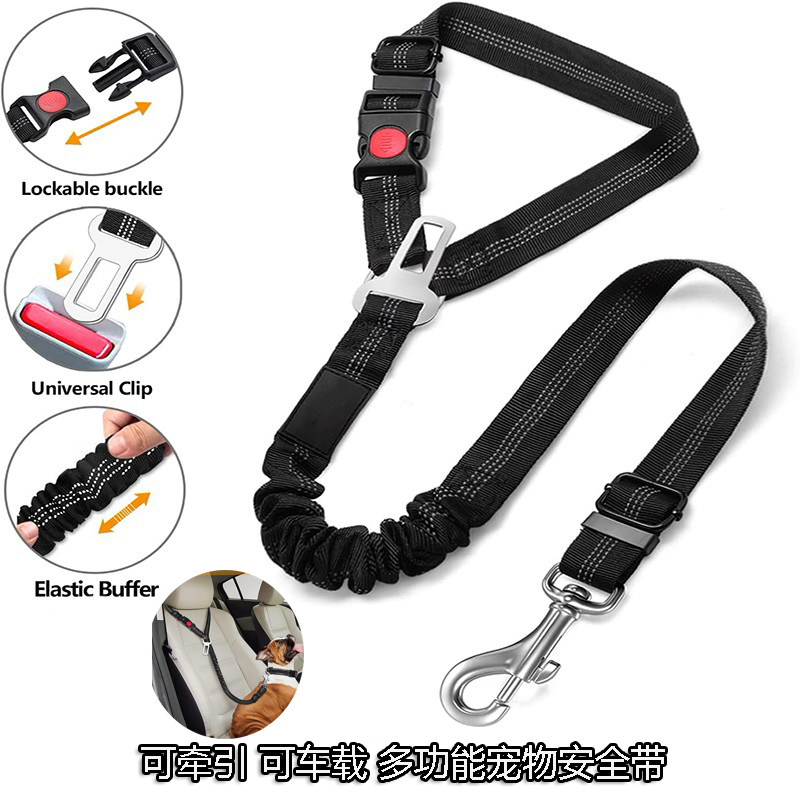 Pet car security rope: handy gadget for walking big dogs, worry-free ...