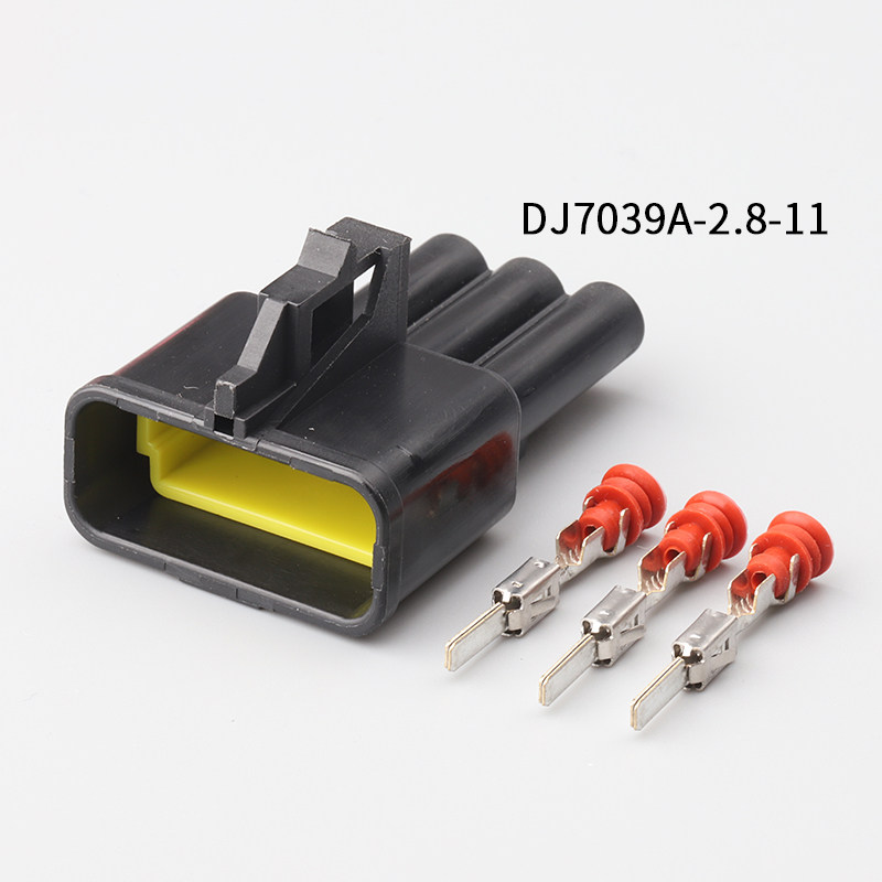 DJ7039A-2.8-11/21 汽车线束防水连接器 12040977 接插件3p3孔-阿里巴巴