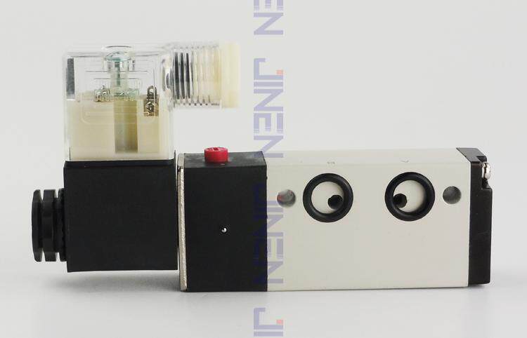 阀门电磁阀4M210-08L二位五通贴面式换向阀执行器AC220V DC24V-阿里巴巴