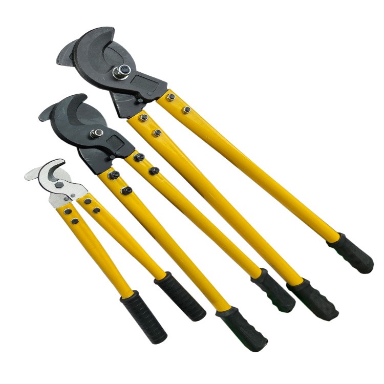 Large cable cutter large mouth long handle cable scissors manual wire ...