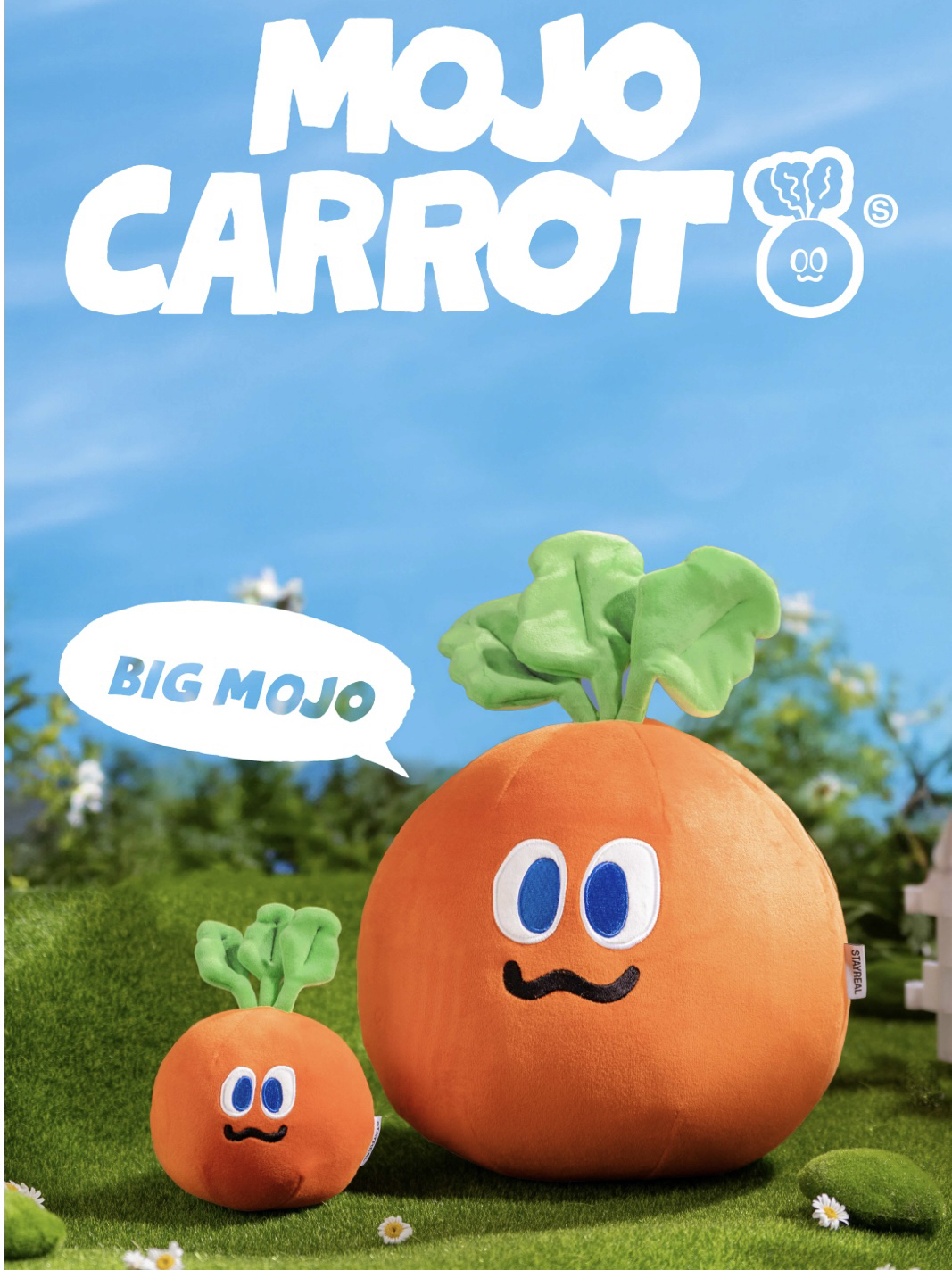 STAYREAL台湾｜魔魔胡胡胡萝卜大/小绒毛公仔｜五月天阿信玩偶