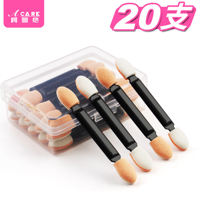 Double-headed eyeshadow stick Eyeshadow brush sponge stick Disposable ...