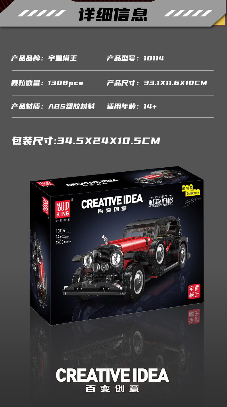 MOULD KING 10114 - Duesenberg