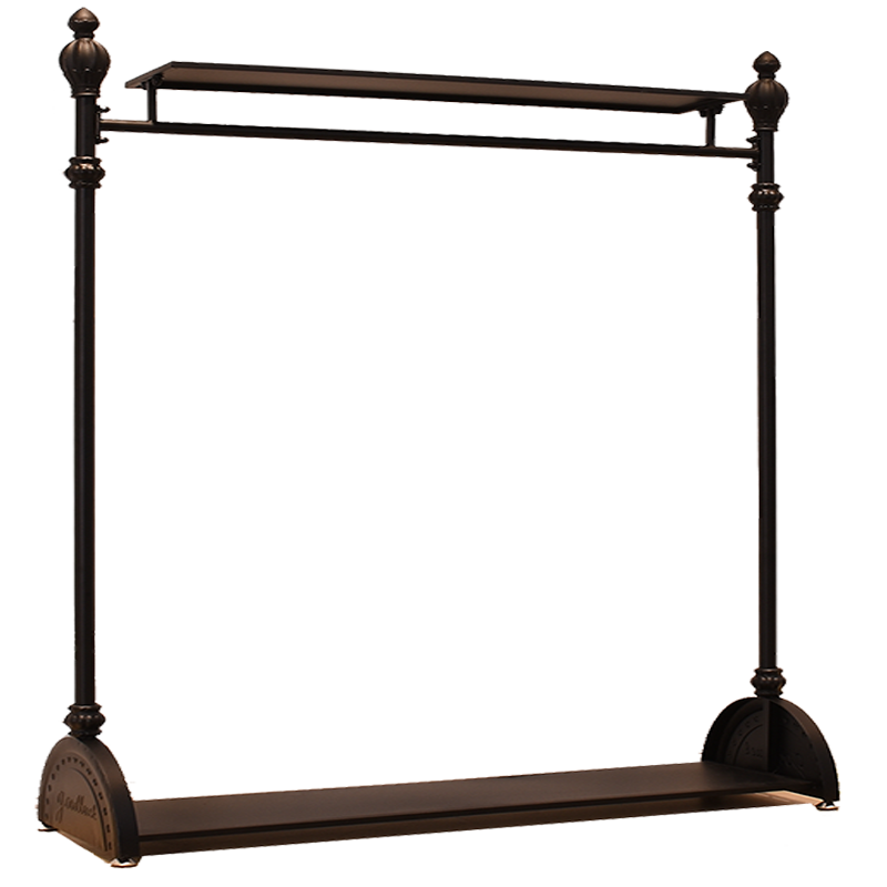 Yishang retro clothing store display rack women's stalls rack hangers ...