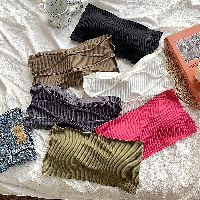 🔥 Summer essentials 🔥 Strapless tube top vest, say goodbye to worries ...