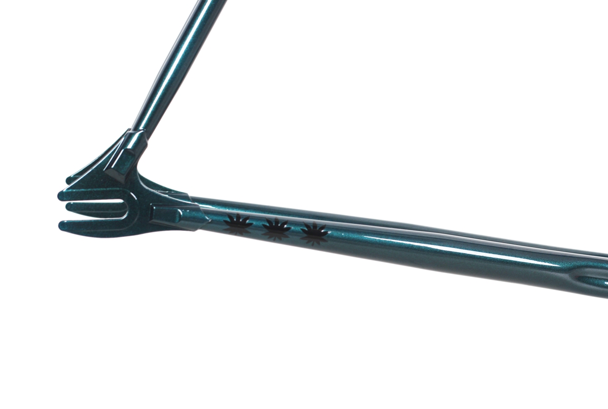 PIZZ-E1 Черная фиксированная Шестерня Ретро велосипедная Рама Steel853 ...