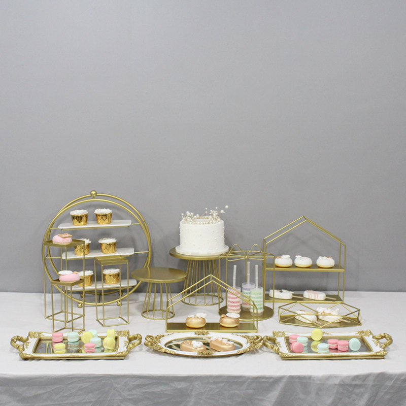 European style wedding cake snack tray shelf birthday decoration ...