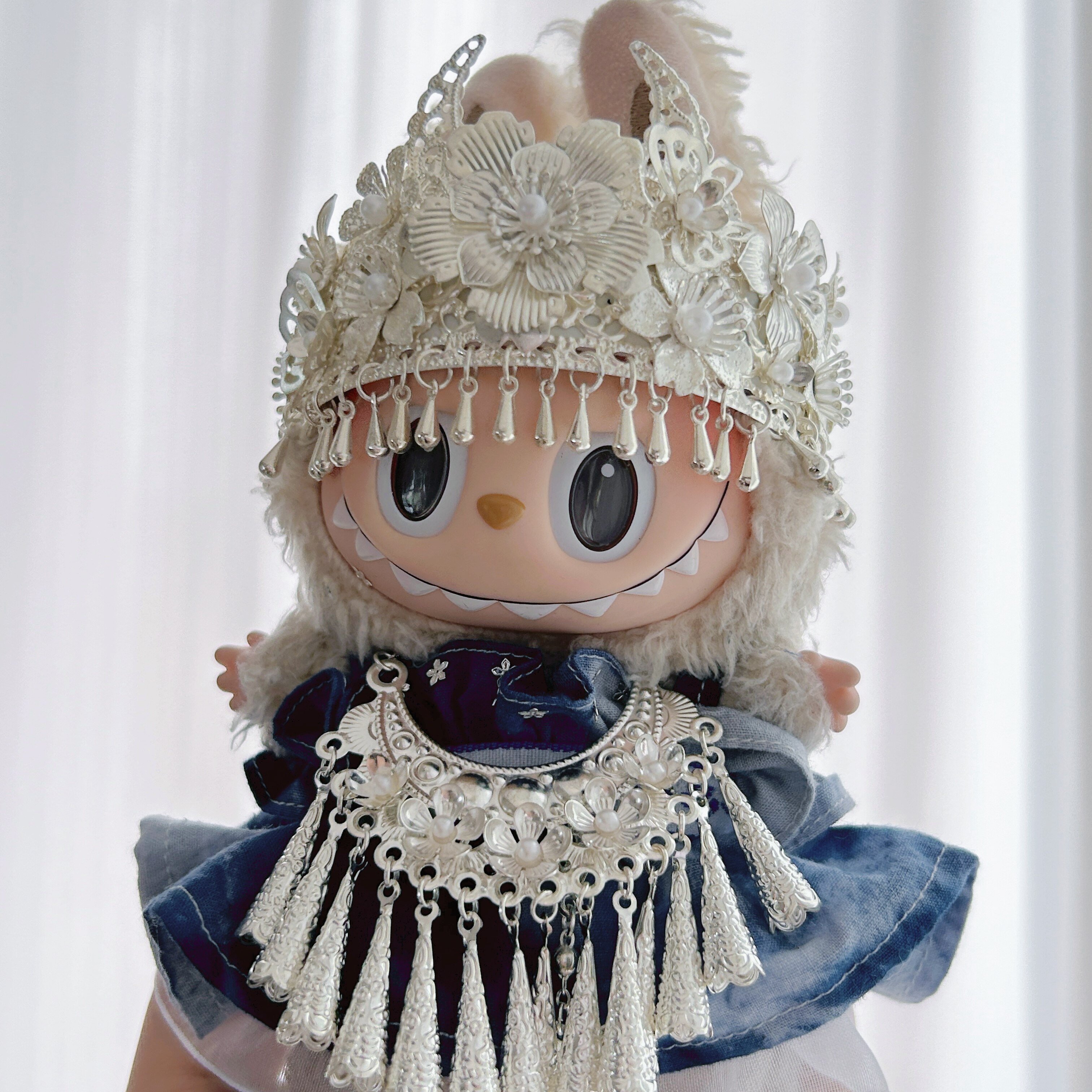 Labubu miao baby clothes and hat suit: ethnic customs that have lasted ...