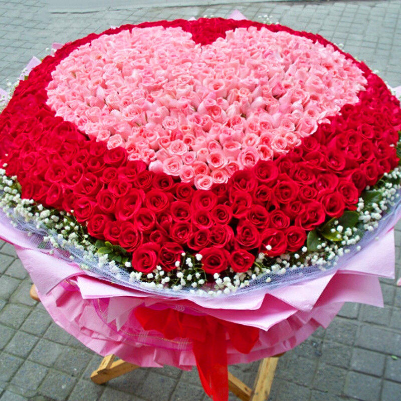 999 roses 520 roses proposed birthday flowers express delivery Shenzhen ...