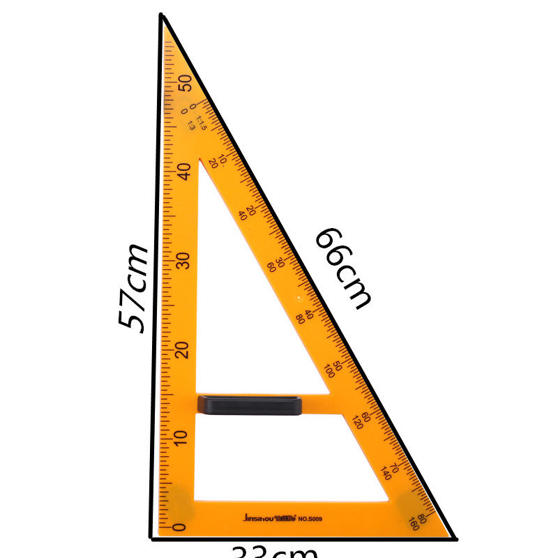 Solid wood teaching large triangle board ruler teacher whiteboard ...
