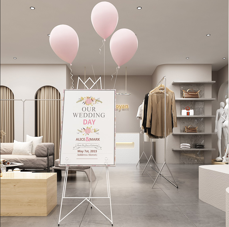 [USD 32.57] European Iron Art Poster Rack Display Frame Photo Frame ...