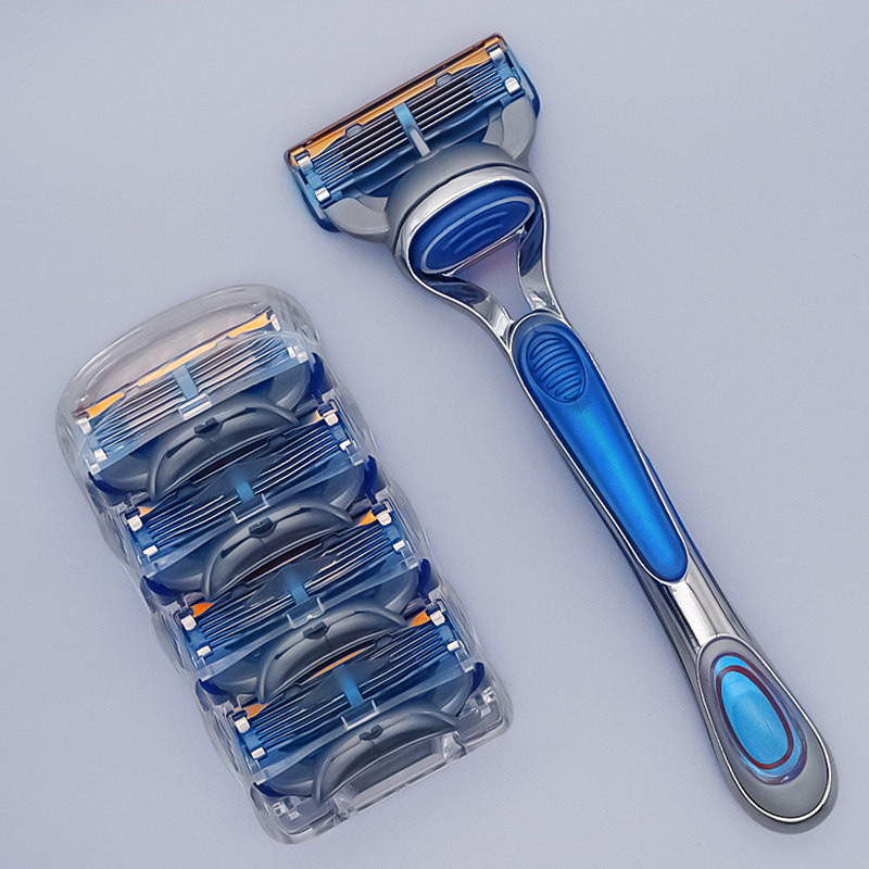 German razor manual five-layer blade old-fashioned men's razor beard ...