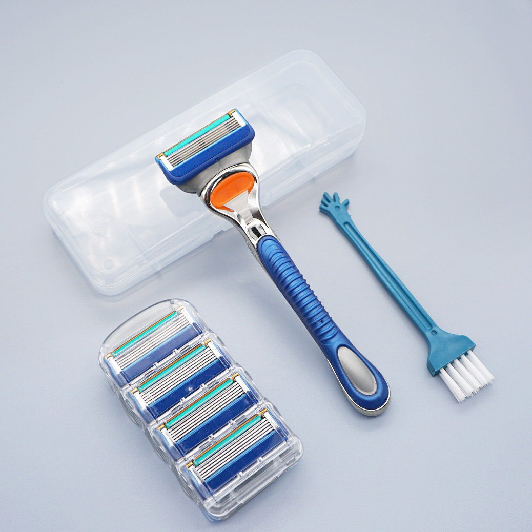 German razor manual five-layer blade old-fashioned men's razor beard ...