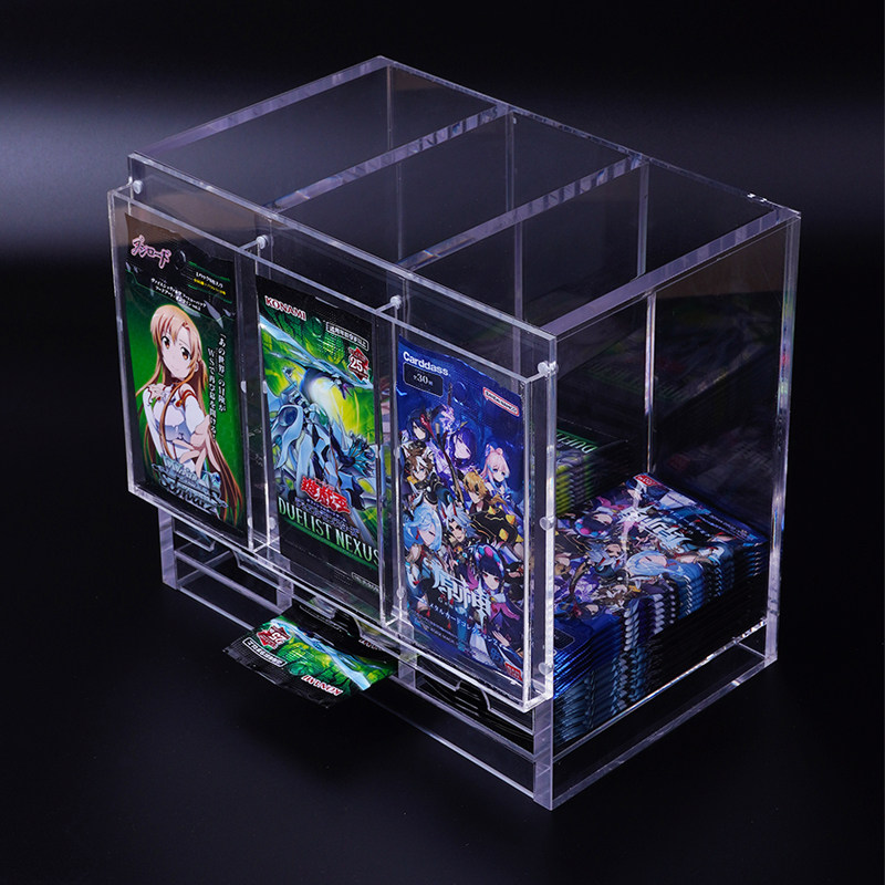 Pokémon card pack display and drawing box vg yu-gi-oh ws magic dtcg one ...