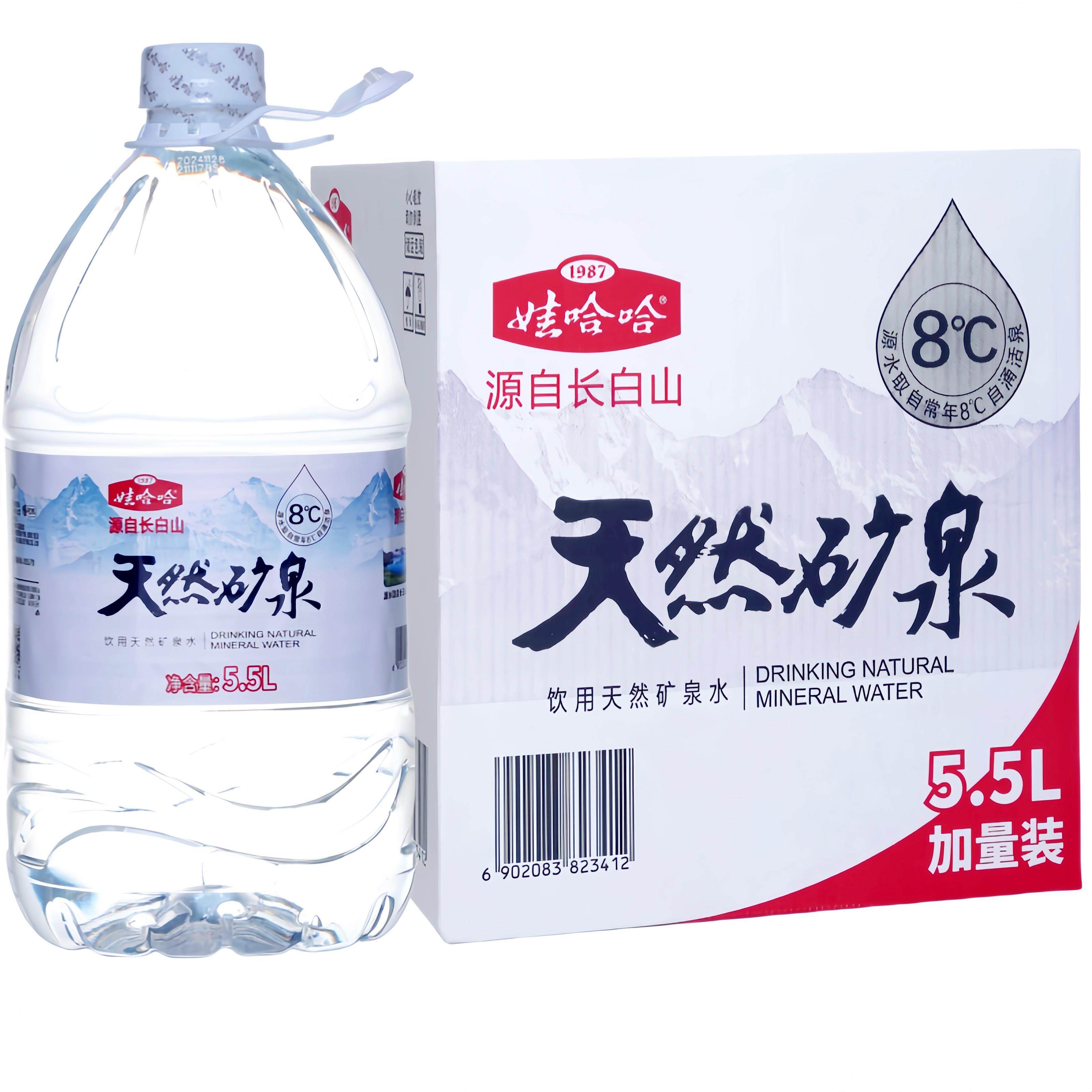 Wahaha changbai mountain natural mineral water 5.5l*12 bottles – is ...