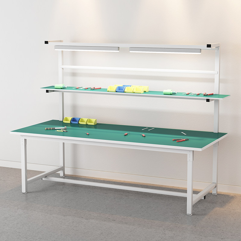 [USD 53.43] Anti-static workbench with lamp assembly production line ...