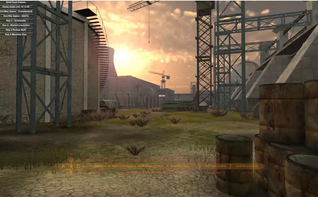 Unity3d 工程场景 Demo Industrial Arena大型工业厂区模型-Taobao