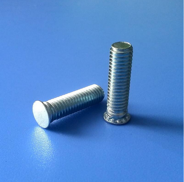 廠家直銷 碳鋼 環保藍白鋅 壓鉚螺釘 FH-M6-15-Taobao