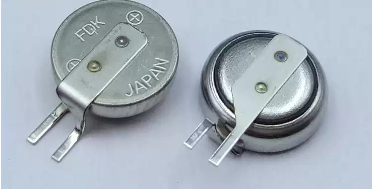 日本FDK 富士通 ML621 3V可充電鈕釦電池帶焊腳 可代替SII MS621