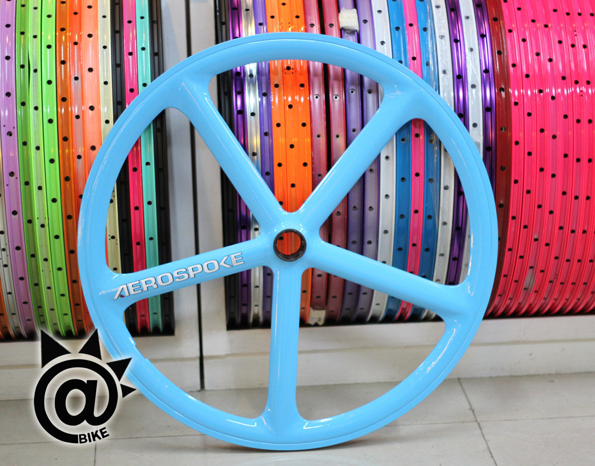 AEROSPOKE 700C五刀轮组固定齿自行车美国制Bike配件