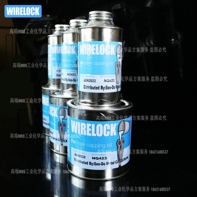 [USD 117.37] British Wirelock the rope capping Kit steel rope glue ...