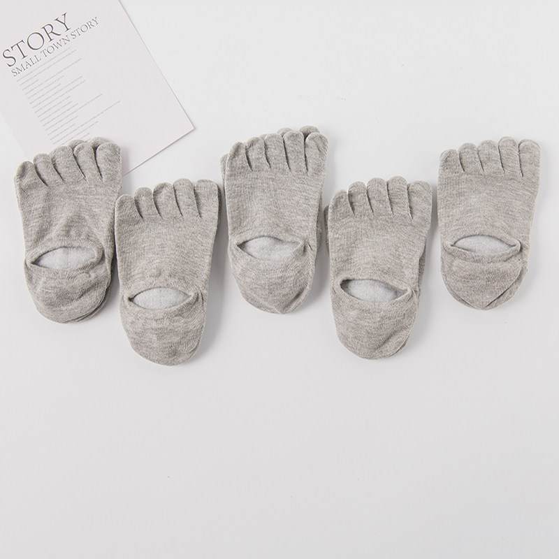 Buy Five-toed socks cotton women's mesh toe boat socks men's split toe ...