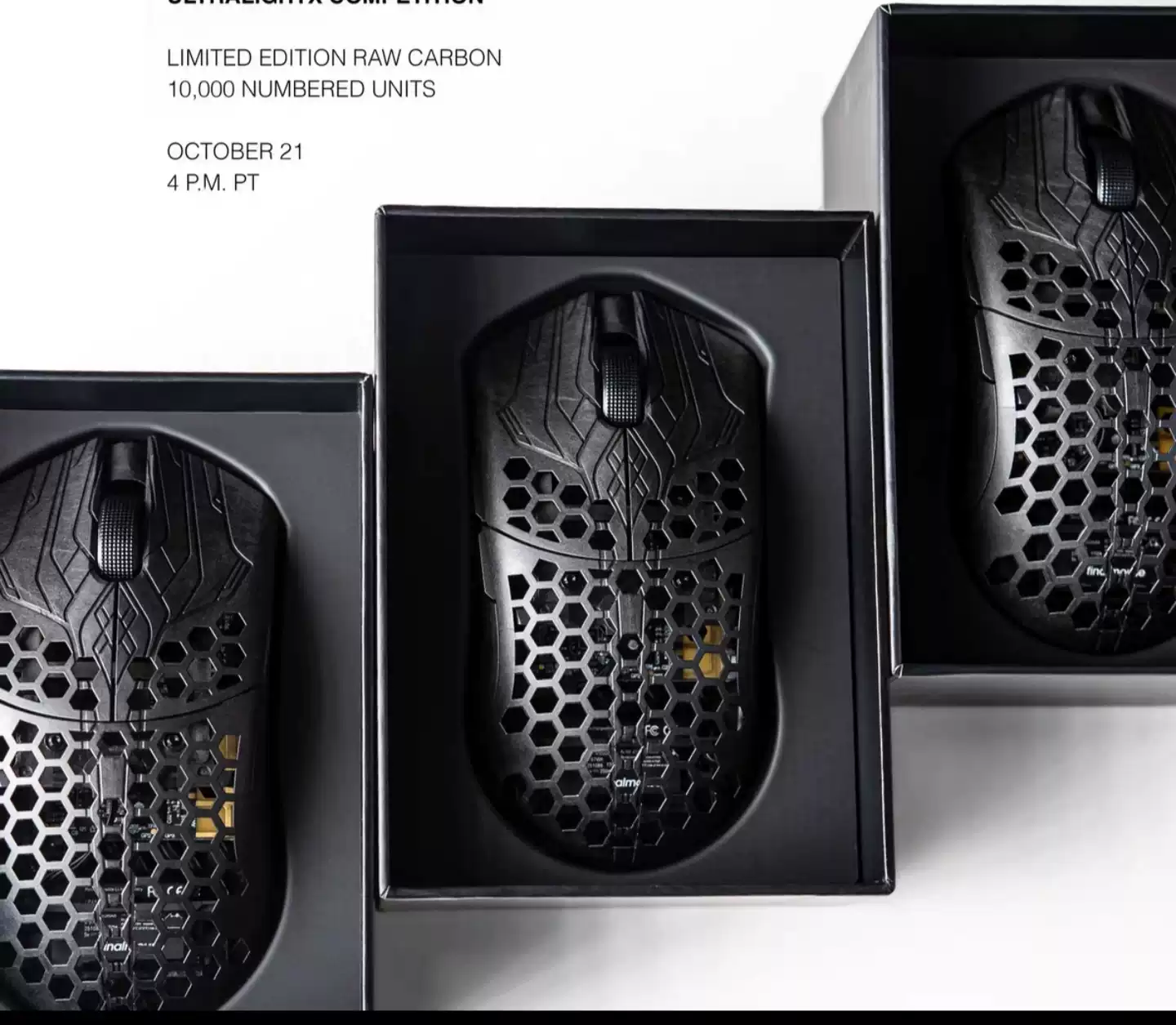 Finalmouse ULX Competition无线轻量化电竞滑鼠 高精度激光设计