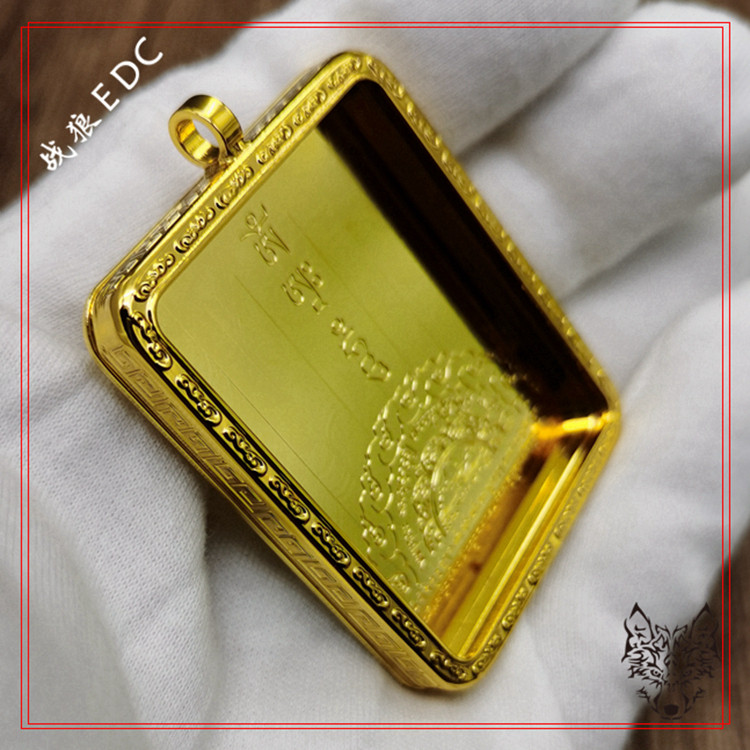 Miniature small Thangka box Gawu box Tibetan Buddhism Six-character ...