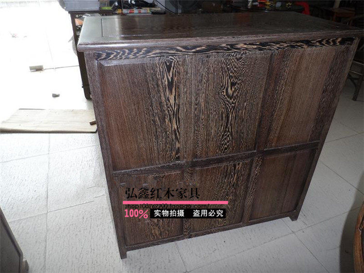 [USD 1123.57] Chicken wing wooden five-bowl cabinet Full solid wood ...