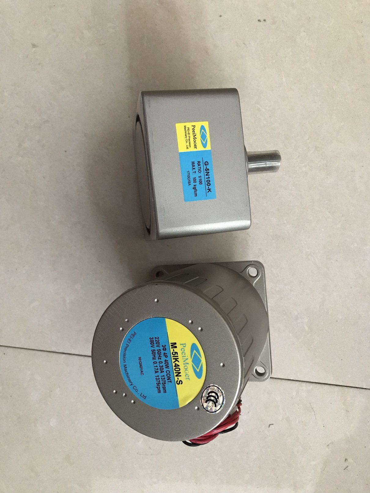 Gear box G-5U36-K PEEIMOGER Motor M-4DK30N-F18-G-5N50-K-4N5-K Bargaining