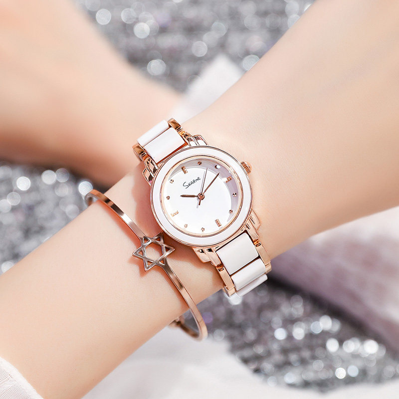 Watch schoolgirl Korean version simple casual atmosphere fashion trend ...