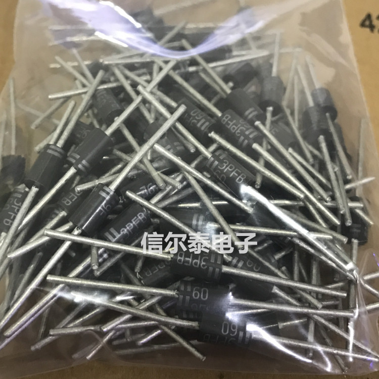 Original 30PFB60 3A 600V Ultrafast recovery diode 3PFB60 DO-27 DO-201AD