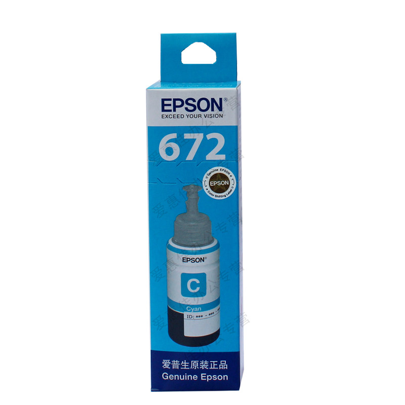 [USD 23.38] Epson 672 Original Ink L380L383L385L485L1455L313L363 Epson ...