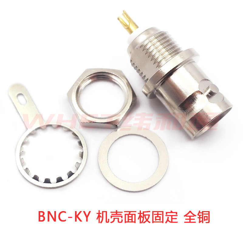 [USD 4.69] BNC BNC BNC-KWE Q9 mother head 50KY oscilloscope socket BNC joint video monitoring ...