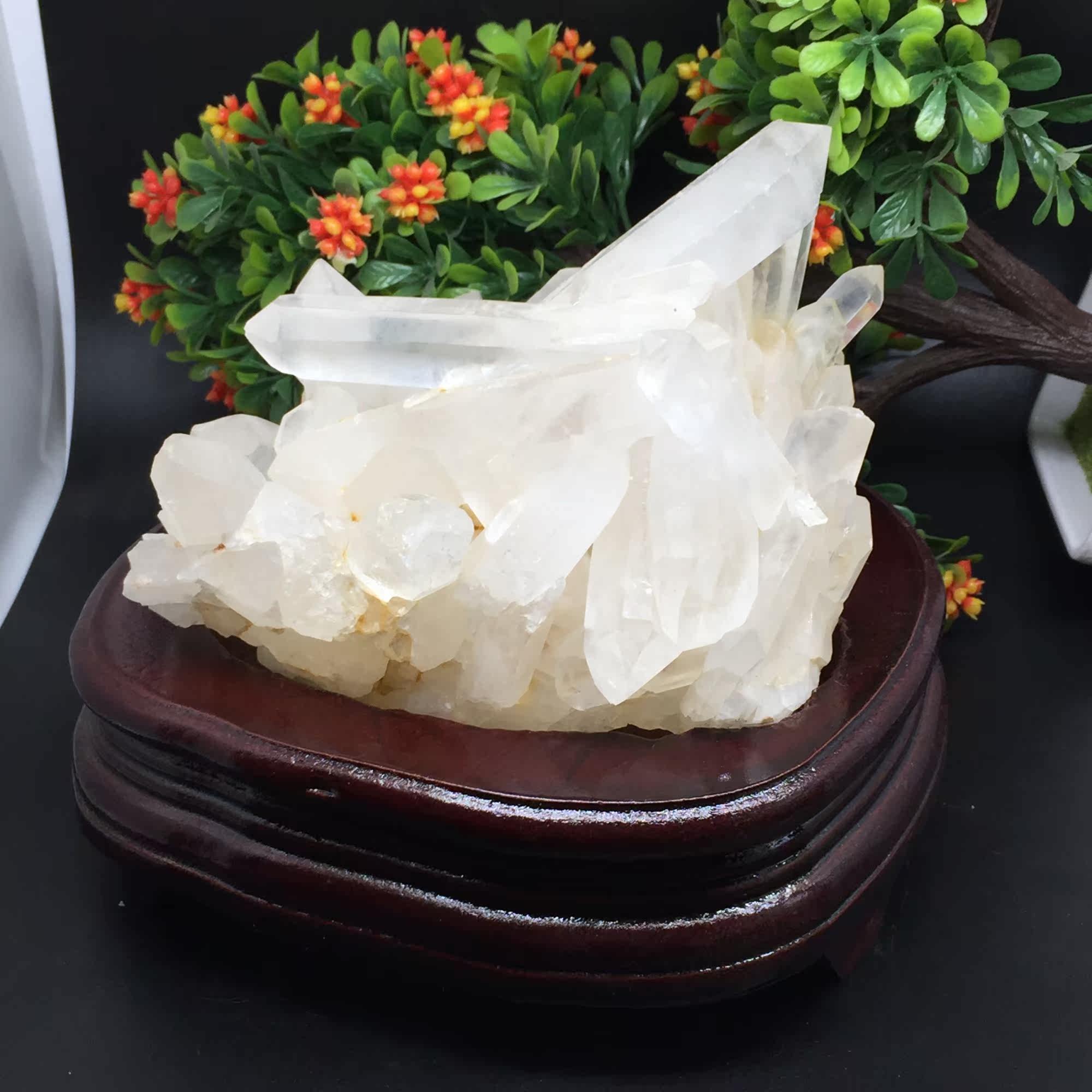 Natural White Crystal Raw Stone White Crystal Specimen Stone White ...