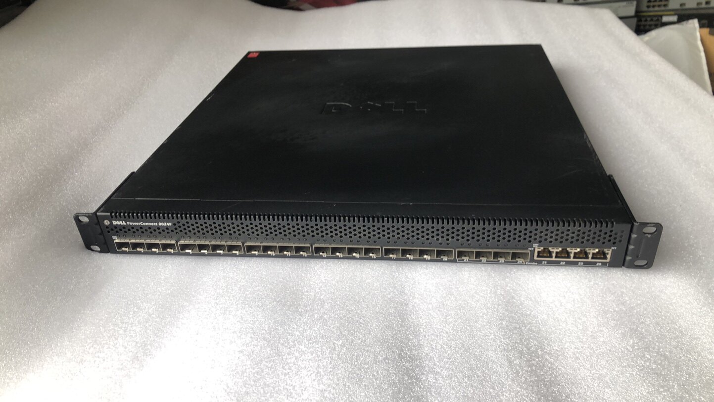 🌐网络升级神器！现货二手戴尔Dell PowerConnect 8024F 24口万兆光口管理交换机，让数据传输不再卡顿！⚡-其它网络相关-淘宝好物网