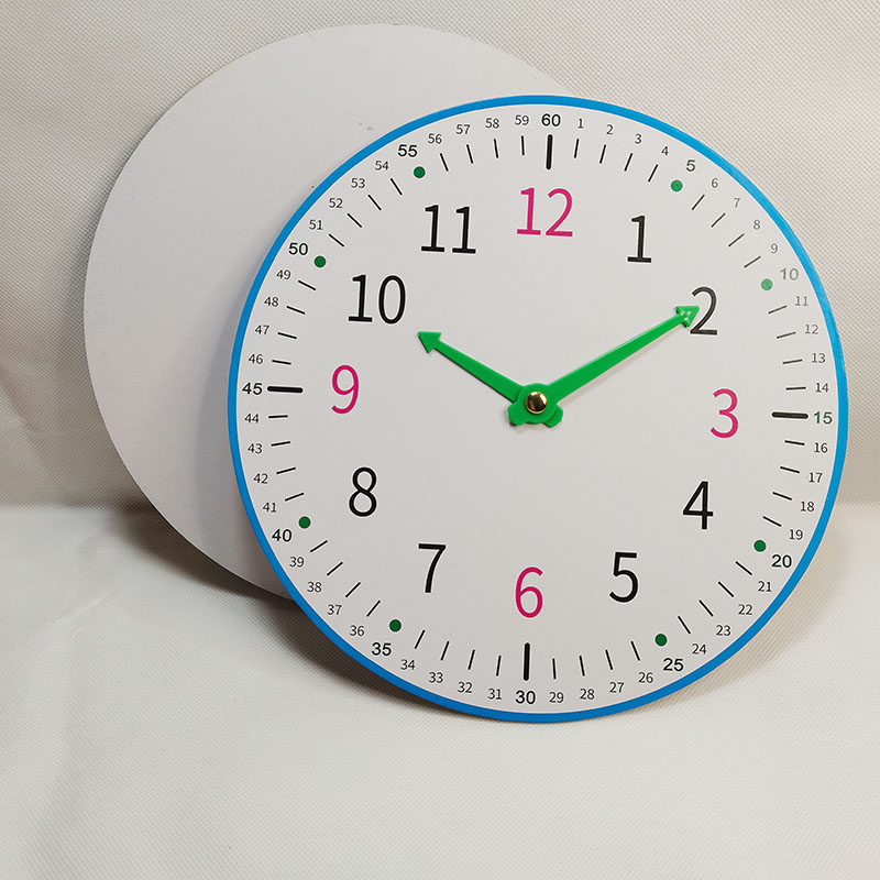 Having trouble teaching your child to tell time? this large cardboard ...