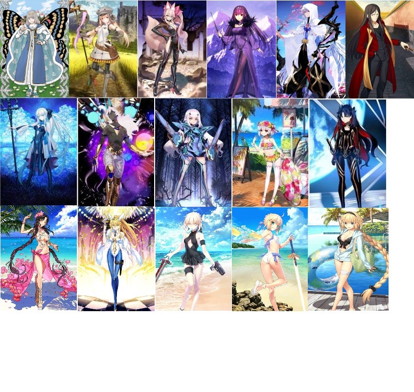 fgo日服fgo日ri原版1级序章初始3000~3500未过章石头号周边纸模