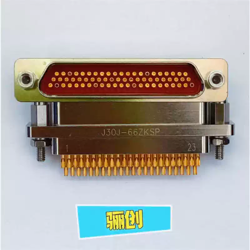 J30J连接器J30J-66ZKW/ZKN/ZKWP7-J插座装插孔66芯弯针直针焊接