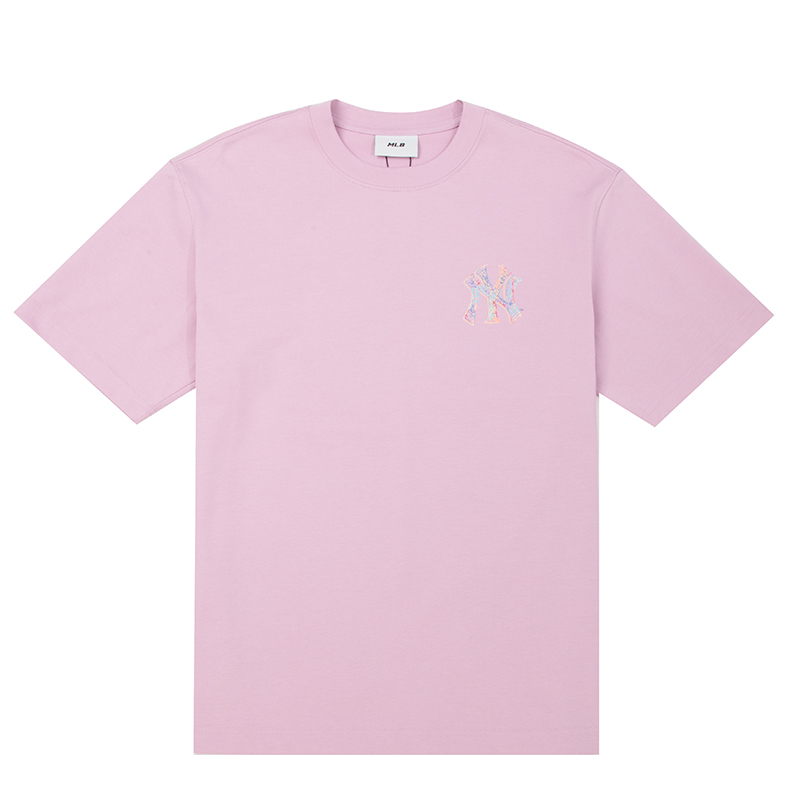 MLB夏季運動短袖T恤男女通用休閒服品牌LOGO設計透氣上衣2025新款